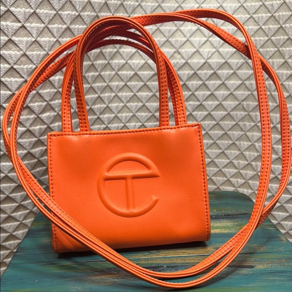 Telfar | Bags | Telfar Bright Orange Mini Bag | Poshmark